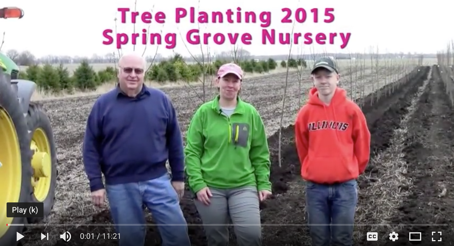 How we get from Dirt to Computers - Tree Planting 2015! - Spring Grove ...