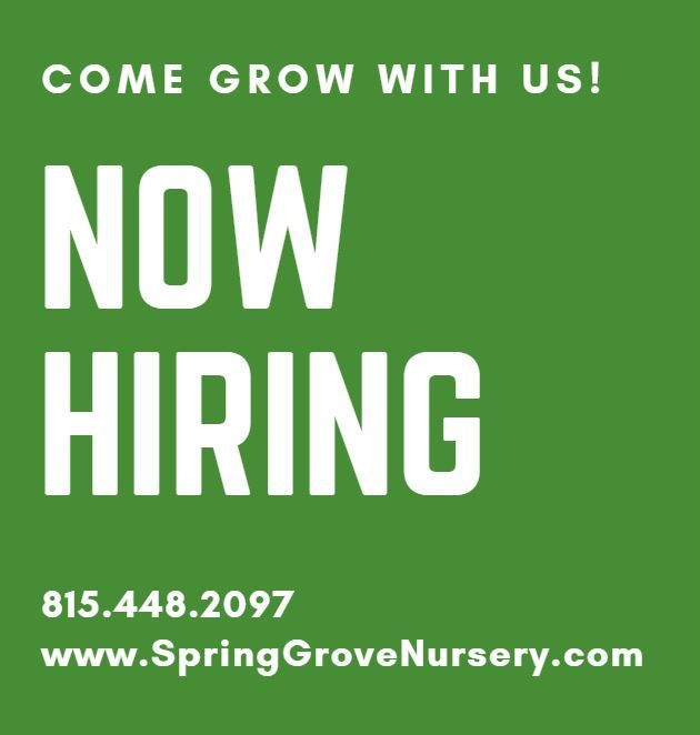 We are Hiring for Spring! - Spring Grove Nursery