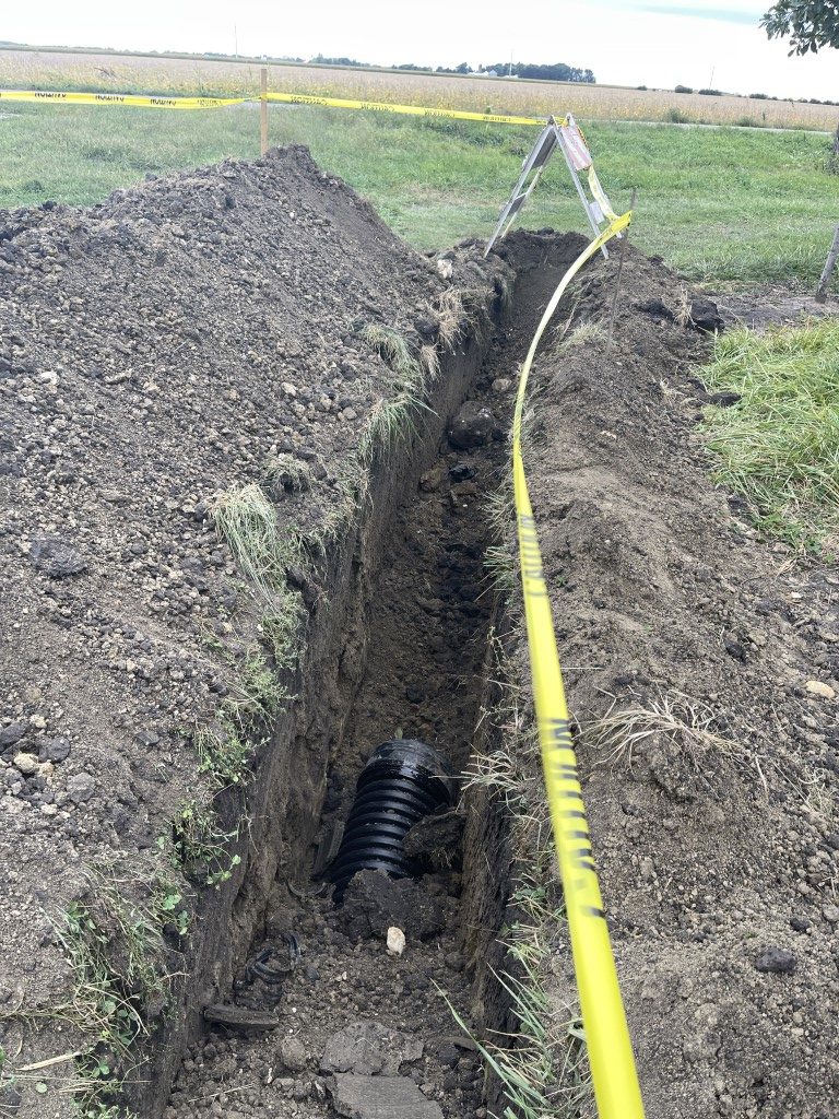 Agri-Tile Systems Drainage Work at SGN Trees - Spring Grove Nursery