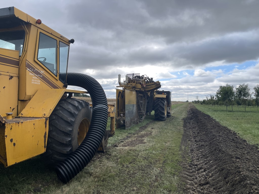 Agri-Tile Systems Drainage Work at SGN Trees - Spring Grove Nursery